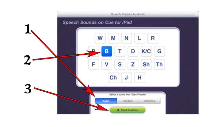 How to use Speech Sounds on Cue App – Multimedia Speech Pathology
